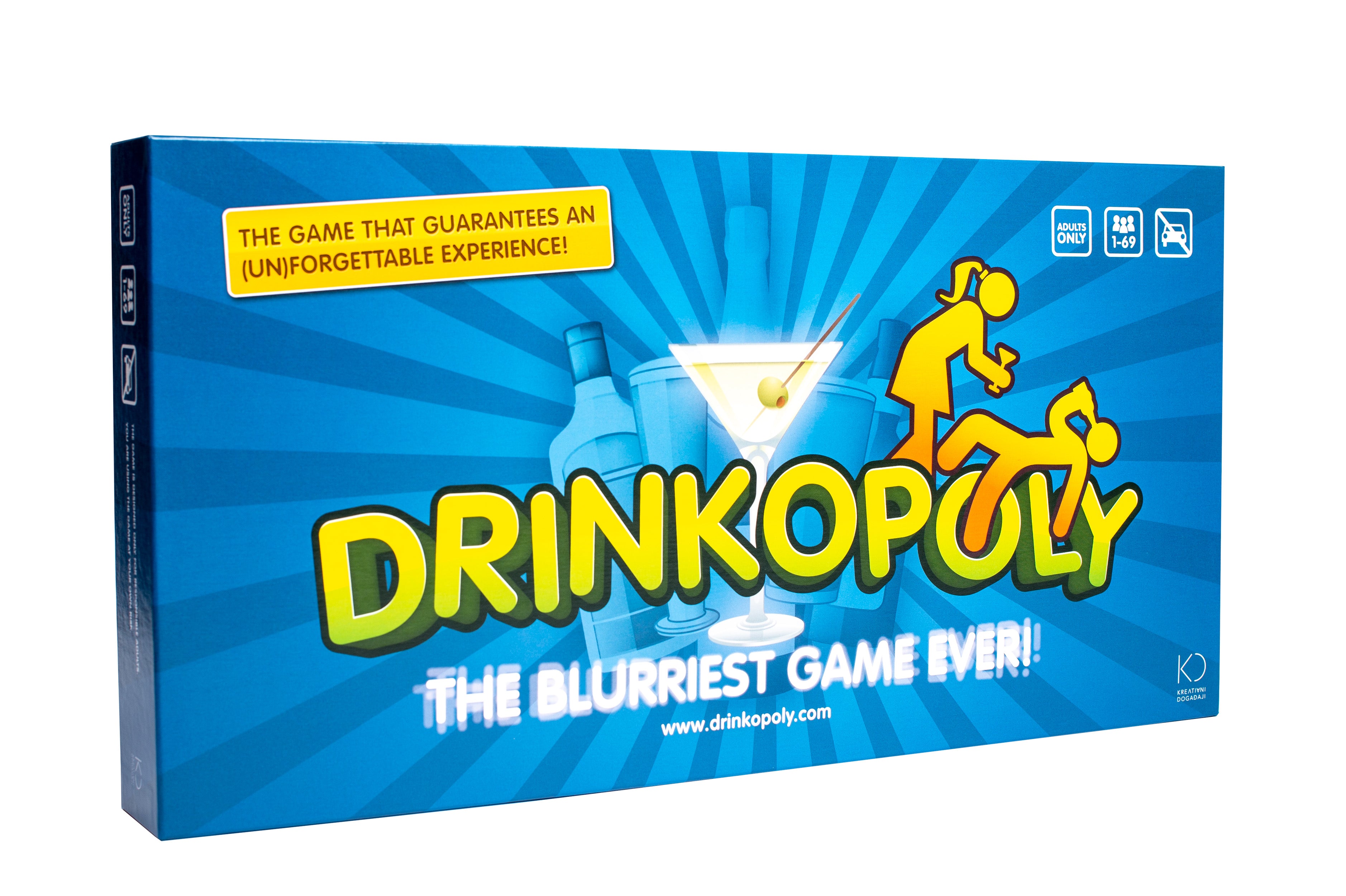 Drinkopoly: The Ultimate Adult Party Game for Ages 21+ – Relatable